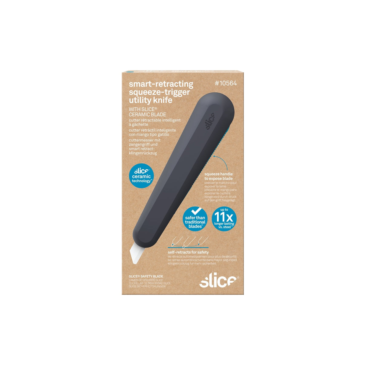 Smart-Retracting Squeeze-Trigger Utility Knife | Slice – Slice Australia